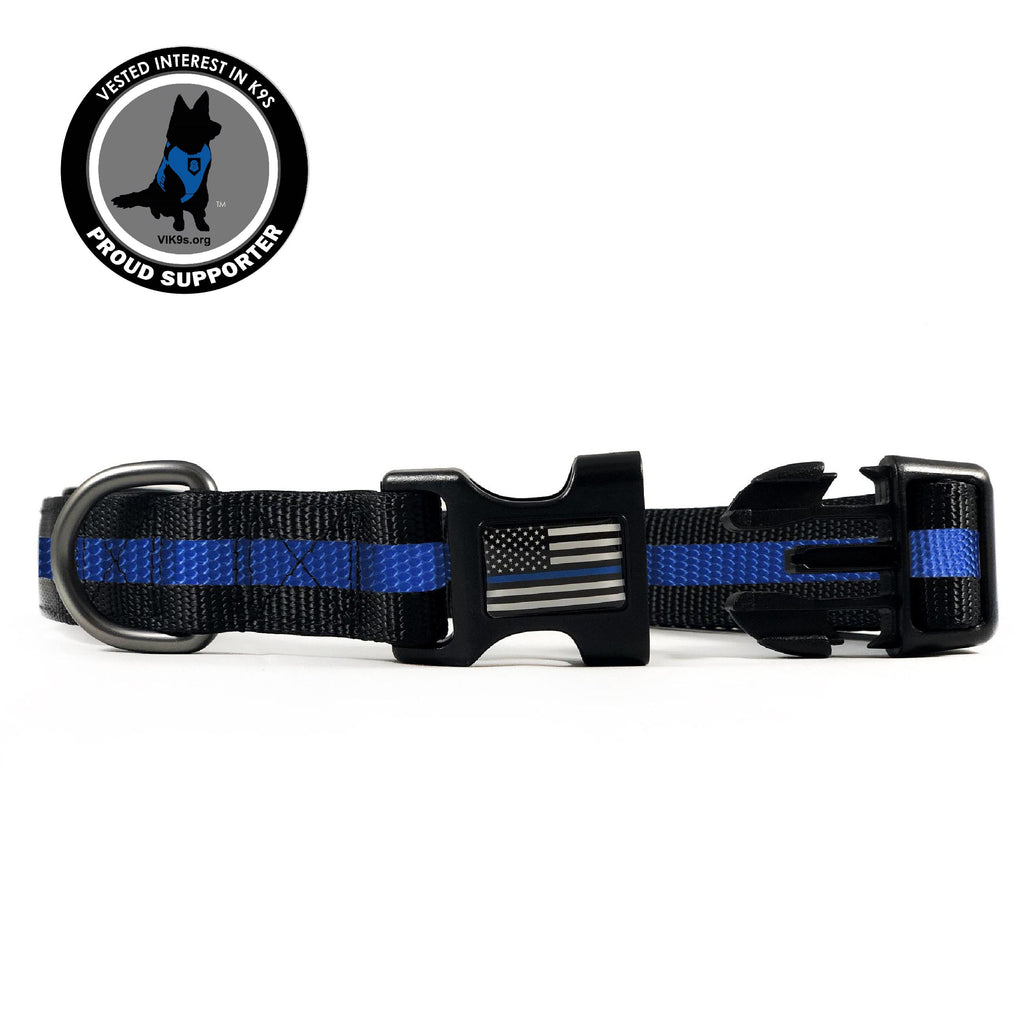 Dog Collar - Thin Blue Line USA