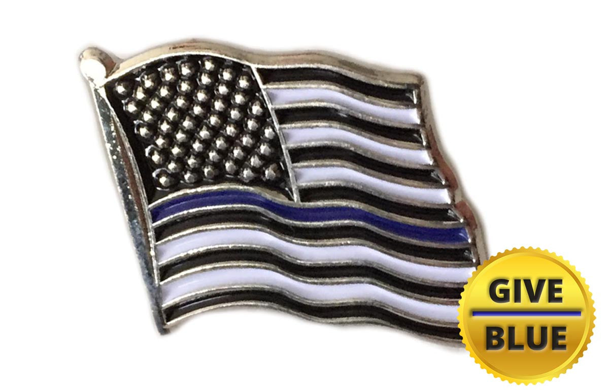 Give Blue - Thin Blue Line American Pins (Bulk) - Thin Blue Line USA