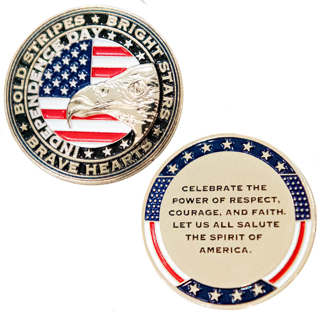 9/11 Memorial Challenge Coins - Thin Blue Line USA