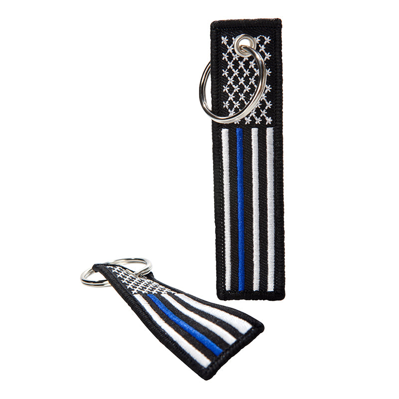 Thin Blue Line Flag Patch - Keychain - Thin Blue Line USA