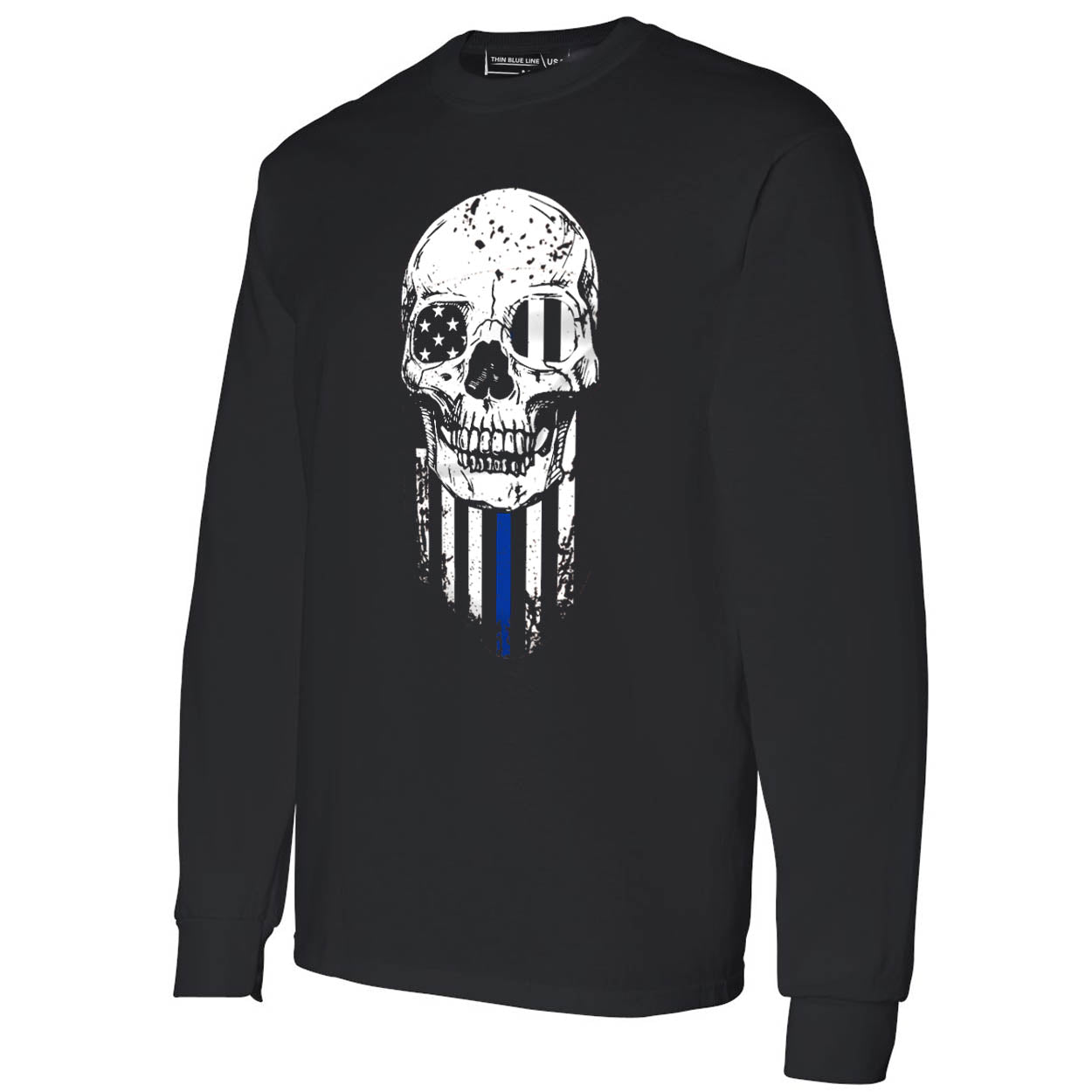 Thin Blue Line Halloween Long Sleeve T-Shirt - Thin Blue Line USA