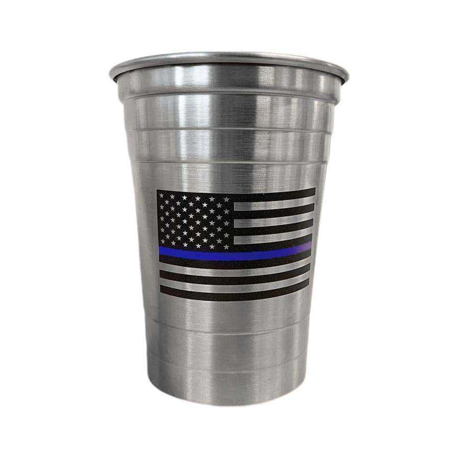 Thin Blue Line Stainless Steel Cup - Thin Blue Line USA