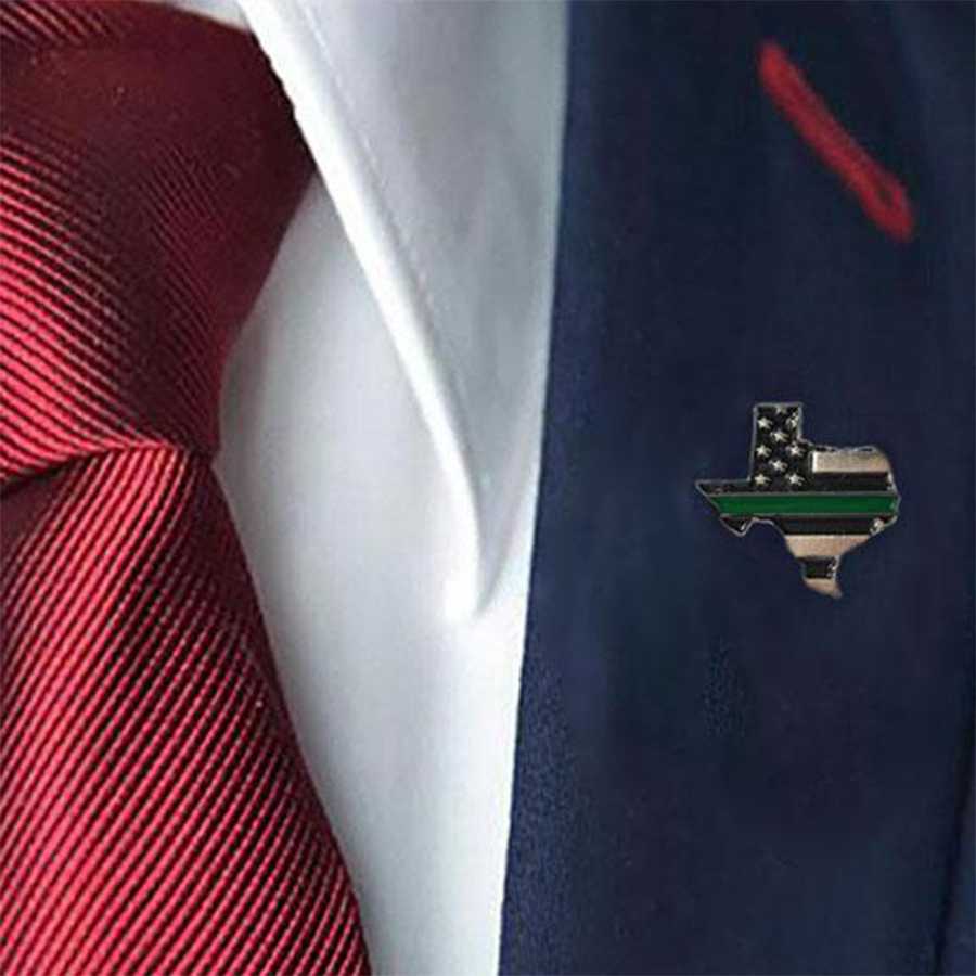 Thin Green Line State Pins - Thin Blue Line USA