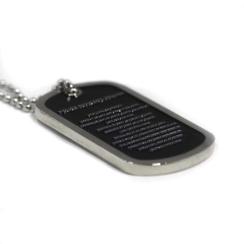 Thin Blue Line Flag Dog Tag - Thin Blue Line USA