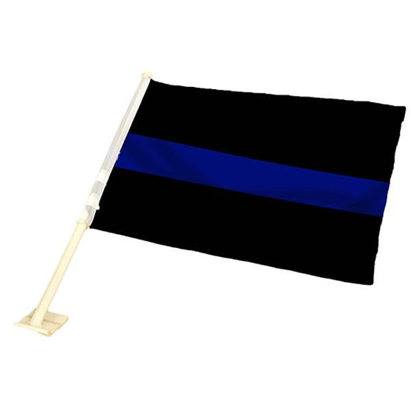 Thin Blue Line Car Flag - Thin Blue Line USA