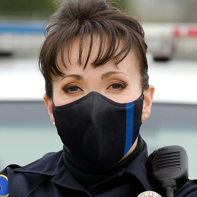 Thin Blue Line Face Mask - Thin Blue Line USA