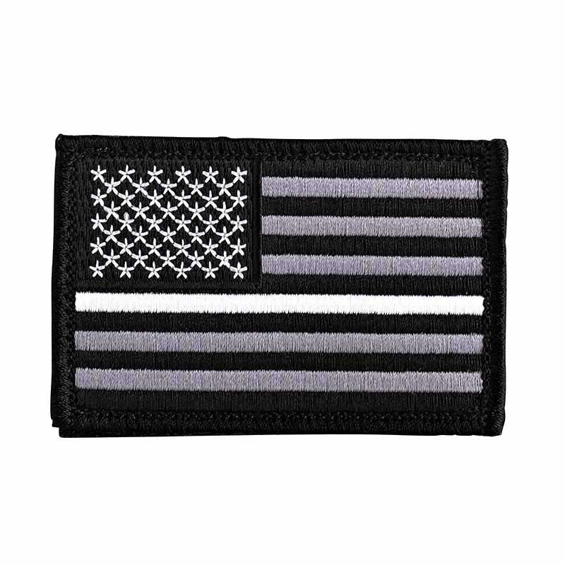 Thin White Line Flag Patch - Thin Blue Line USA