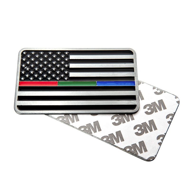 Thin Blue Line Car Emblems - Thin Blue Line USA